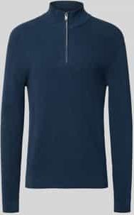 Matinique Slim Fit Troyer aus Baumwoll-Mix