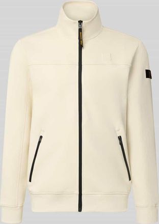 PME Legend Sweatjacke mit Label-Patches und Stehkragen