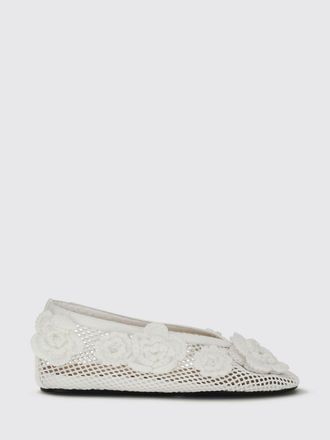 Ganni Ballerine Femme couleur Blanc