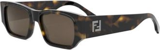 Fendi FF Squared Sonnenbrille - - Accessories - unisex - Mehrfarbig - 54 MM