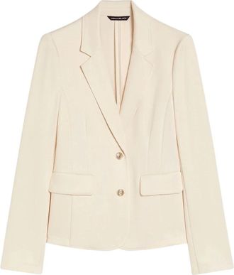 Pennyblack Femme, Vestes, Beige, Taille: 36 FR Giacca in jersey doppio di modal stretch
