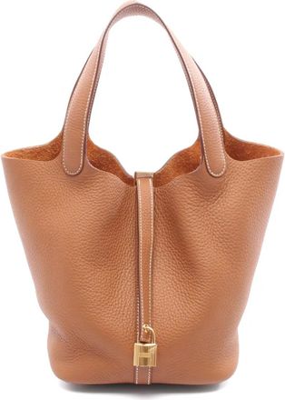 Hermès sac à main Picotin Lock 22 (2025) - Marron