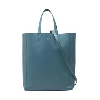 Celine Pre-owned Vintage Leder Tote Bag - - Pre-owned - Damen - Blau - ONE SIZE