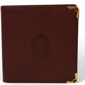 Cartier Pre-owned Leder-Portemonnaie - - Pre-owned - Herren - Rot - ONE SIZE