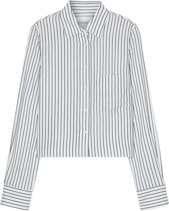 Closed Femme, Blouses et Chemises, Blanc, Taille: 44 FR Blusa corta tipo camisa confeccionada en lyocell. Closed