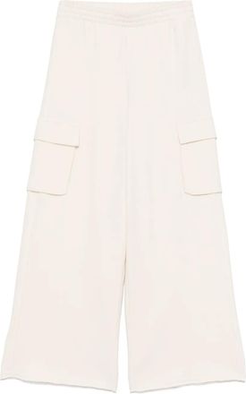 DKNY pantalon ample &agrave; poches cargo - Tons neutres
