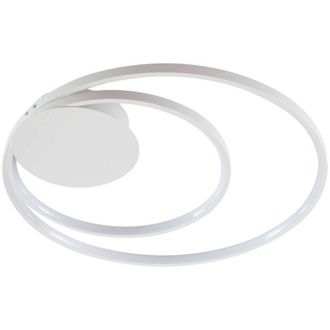 Lindby Neuwertig] Lindby Nerwin Led Deckenlampe Deckenlampe Leuchte Lampe Led ø 61 Cm Rund Weiß764 B-Ware