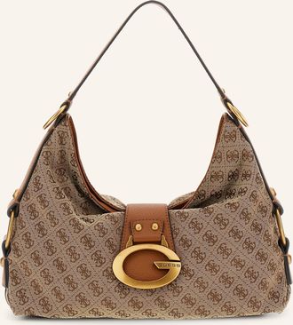 Guess Schultertasche Camden braun