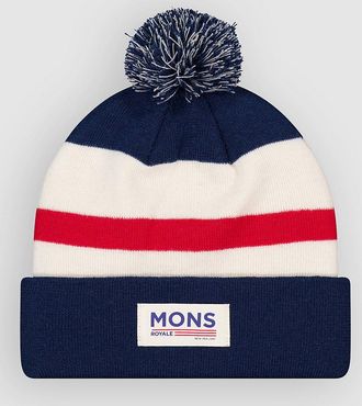 Mons Royale Mccloud Merino Pom Pom Beanie navy