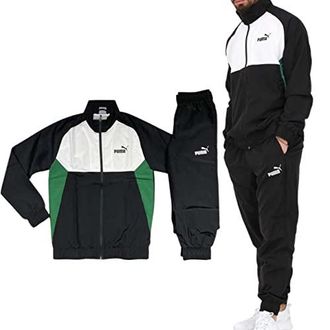 Puma Combinaison et pantalon taille sweat-shirt - -Felpa avec fermeture &eacute;clair int&eacute;grale - Pantalon avec taille &eacute;lastique avec cordon de serrage - Coupe dr