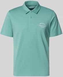 Jack & Jones Poloshirt mit Label-Print Modell BRANDON