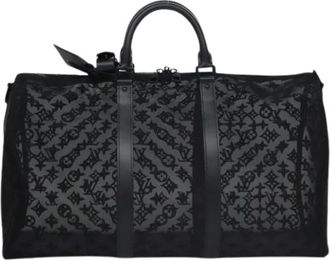 Louis Vuitton unisex, Pre-owned, Noir, Taille: ONE Size Sac Week-end en Nylon Pre-owned