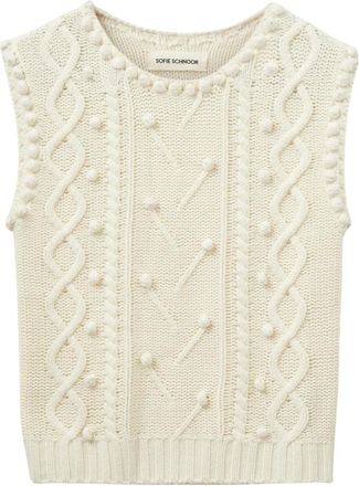 Sofie Schnoor Femme, Pulls, Blanc, Taille: 42 FR KamelaSW Vest