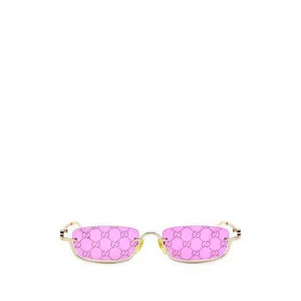 Gucci Lunettes de soleil rectangulaire