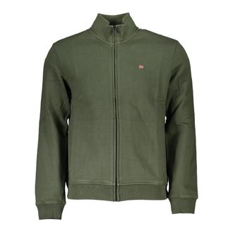 Napapijri Gr&uuml;ner Langarm-Sweatshirt mit Rei&szlig;verschluss Besticktes Logo - - Sweatshirts & Hoodies - Herren - Gr&uuml;n - 2XL