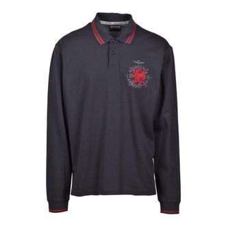 Aeronautica Polo Militaire 100% Coton - Homme - Tops - Noir - Taille: 2XL