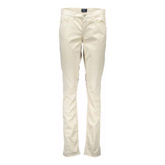 GANT Femme, Pantalons, Beige, Taille: W28 L34 Pantalon Femme Beige, Jambe &Eacute;troite, Logo