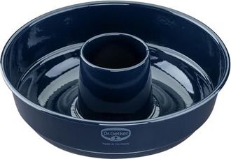 Dr. Oetker Frankfurter Kranz Kuchenform 26 cm Back-Liebe Emaille - Schnitt- & kratzfeste Backform mit Emaille & Antihaft-Beschichtung - 26er Kranzform in Dunkelb