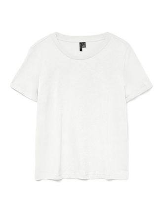 Vero Moda Damen VMPAULA S/S GA NOOS T-Shirt, Bright White, XL