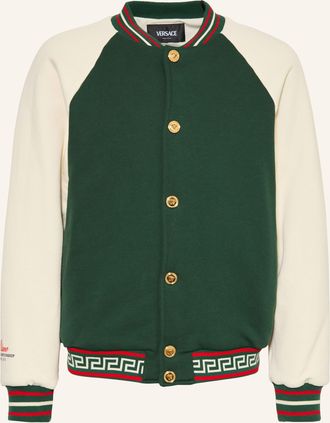 Versace College-Jacke gruen
