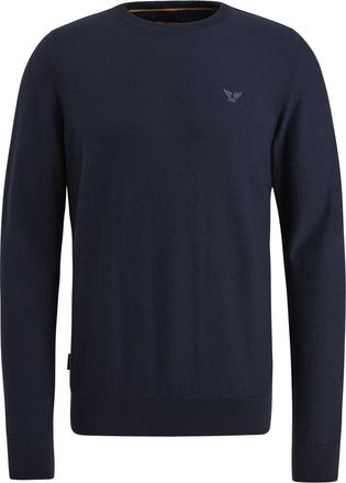 PME Legend Herren Rundhals Pullover R-Neck Cotton Knit - Regular Fit S - 3XL, Gr&ouml;&szlig;e:XXL, Farbe:Sky Captain 5073