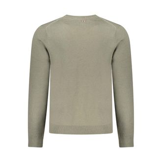 Napapijri Crew Neck Wool Sweater - Green