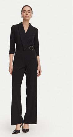 Rinascimento Rinascimento Jumpsuit CFC0131141003 Schwarz Regular Fit