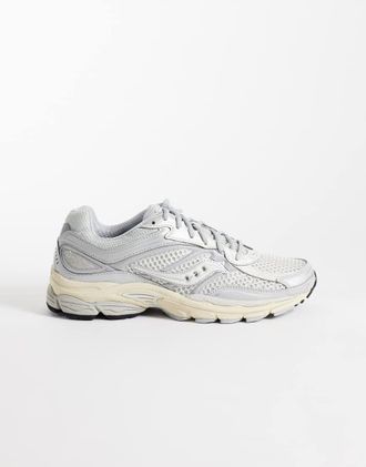 Saucony Progrid Omni 9 OG Sneaker in Stein und Silber
