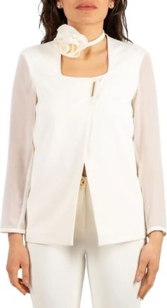 Nenette Femme, Vestes, Blanc, Taille: 40 FR Giacca