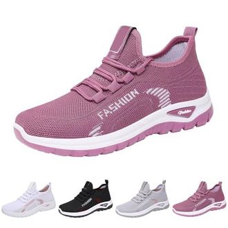 Generic Baskets blanches pour femme - Chaussures de sport respirantes et antid&eacute;rapantes - Chaussures de course l&eacute;g&egrave;res - Chaussures basses &eacute;l&eacute;gantes - Chaussu