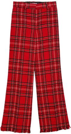 Msgm Msgm, Femme, Pantalons, Multicolore, Taille: 40 FR Pantalone rosso