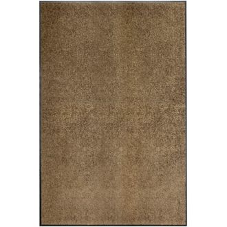 vidaXL Paillasson lavable Marron 120x180 cm