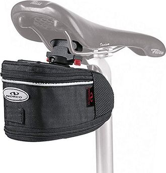 Norco Fahrradtasche Ottawa Satteltasche, Schwarz, 10 x 11 x 15 cm, 1 Liter, 0230G
