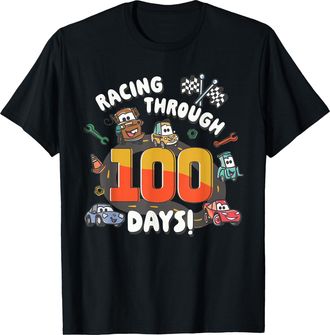 Pixar Disney & Pixars Cars Racing Through 100 Days of School T-Shirt