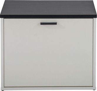 M&S Collection M&s - Meuble à chaussures 54x35x44 cm noir et blanc