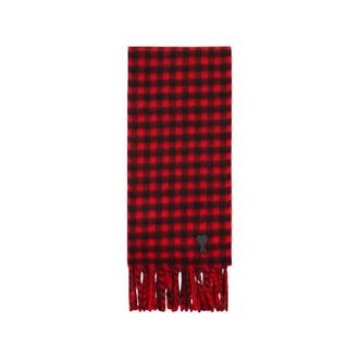 Ami Winter Scarves - unisex - Accessoires - Rouge - Taille: ONE Size