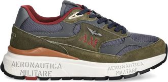 Aeronautica logo-appliqu&eacute;d sneakers - Gr&uuml;n