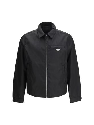 Prada Mens Jacket Re-Nylon Black Recycled Polyamide