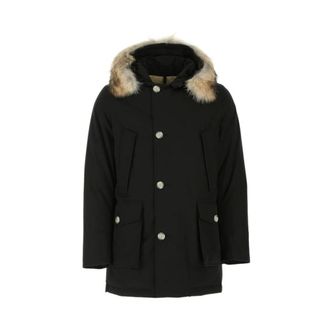 Woolrich Homme, Vestes, Noir, Taille: 2XL Arctic Parka Avec Fourrure Détachable
