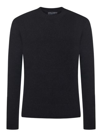 Dolce & Gabbana Pull Col Rond - Noir