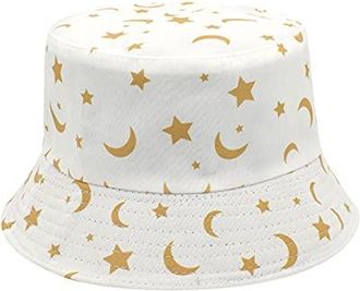 Generic Chapeau de p&ecirc;cheur pour bassin ext&eacute;rieur - Chapeau imprim&eacute; seau - Chapeau tendance pour adulte - Casquettes de baseball pour hommes, blanc, Taille uni