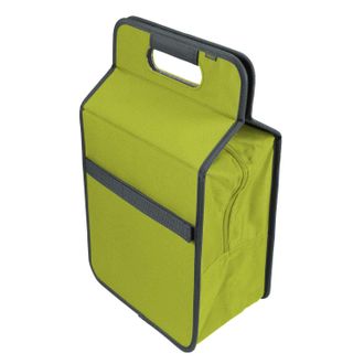 Meori faltbare Kühltasche L - Grün - tragbare Kühltasche für Flaschen - große Lunchbox - Einkauf Picknick Reise - hygienisch geruchsneutral - A100356