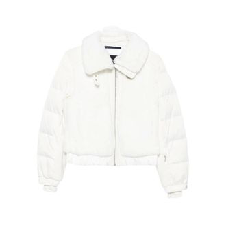 Fusalp Veste de ski matelass&eacute;e &agrave; col chemin&eacute;e - Femme - Sport - Blanc - Taille: 38 FR