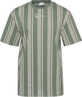 Karl Kani T-Shirt Karl Kani Herren KM233-025-1 KK Small Signature Striped Tee (1-tlg)