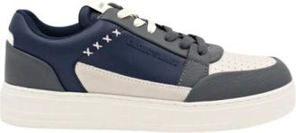 Emporio Armani Homme, Chaussures, Multicolore, Taille: 42 1/2 EU Suede Baskets