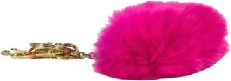 Dolce & Gabbana Pre-owned Porte-cl&eacute;s en fourrure - Femme - Pre-owned - Rose - Taille: ONE Size