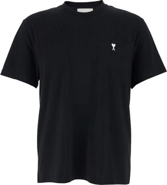 Ami Homme, Tops, Noir, Taille: M T-shirt ADC contrast&eacute;