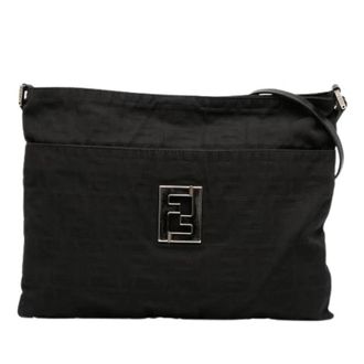Fendi Pre-owned Canvas Crossbody Bag - - Pre-owned - Damen - Schwarzk - ONE SIZE