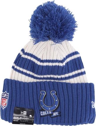 New Era Colts Pom Pom Beanie Hat - - Accessories - Herren - Blau - ONE SIZE