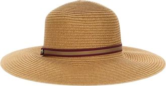 Borsalino Femme, Accessoires, Beige, Taille: M &Eacute;l&eacute;gant Chapeau de Paille
